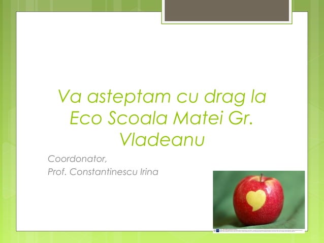 2011 2012 eco scoala | PPT