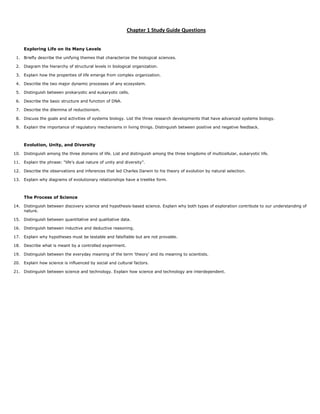 2011 2012 hghs ap biology summer packet | PDF