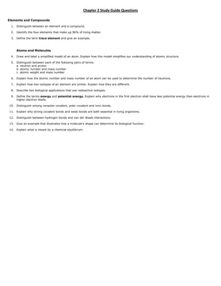 2011 2012 hghs ap biology summer packet | PDF