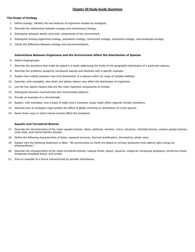 2011 2012 hghs ap biology summer packet | PDF