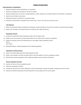 2011 2012 hghs ap biology summer packet | PDF