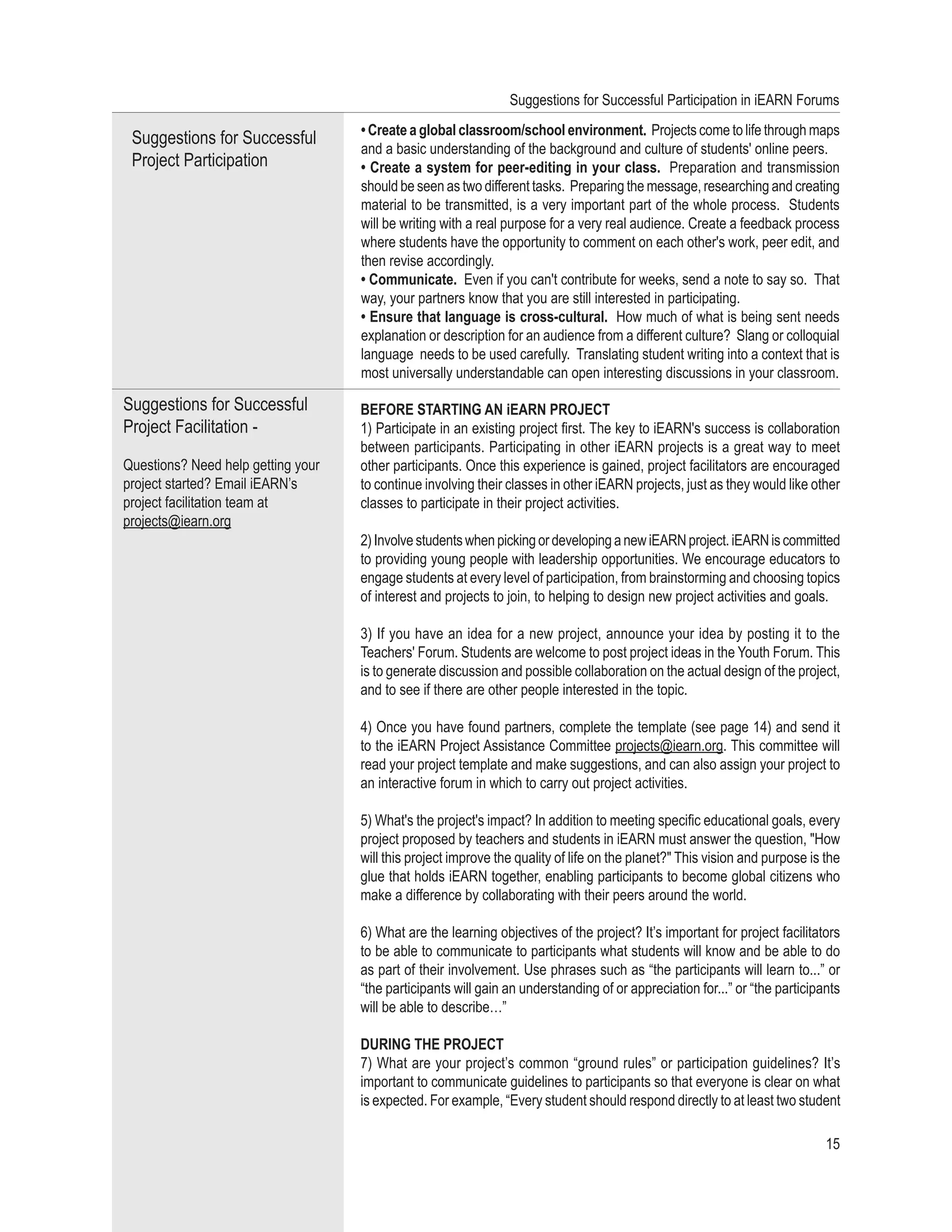 2011 2012 iEARN-projectbook | PDF