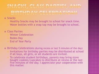 2011 2012 Second Grade Parent Orientation | PPT