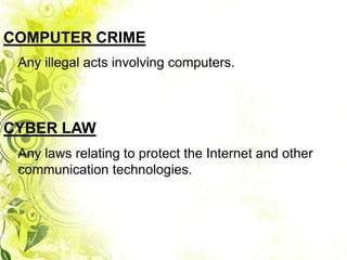 2011 4-define-ethics-and-law | PPTX