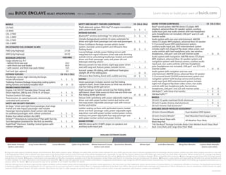 2011 Buick Enclave Fact Sheet | PDF