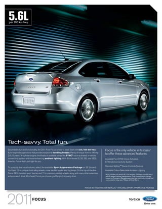 2011 Ford Focus Regina Ford Dealer | PDF