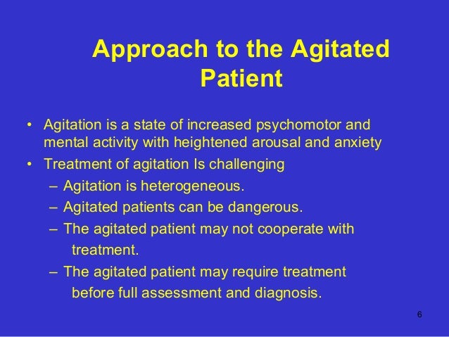 GEMC: Acute Agitation: Resident Training