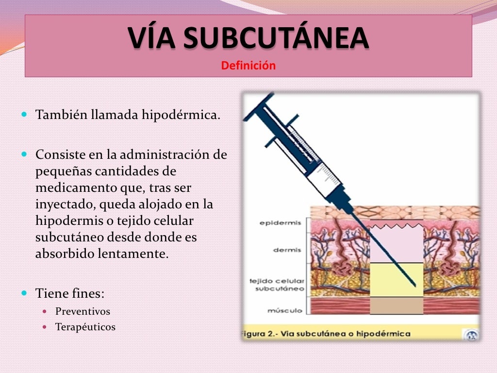 2011 2 via subcutanea e intramuscular