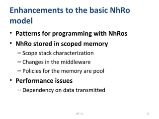 No Heap Remote Objects for Distributed real-time Java | PPT