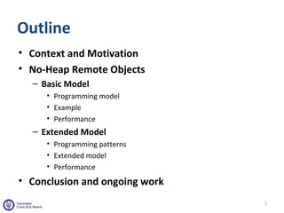 No Heap Remote Objects for Distributed real-time Java | PPT