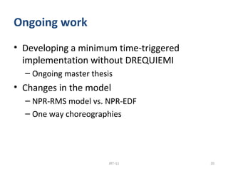 A synchronous scheduling service for distributed real-time Java | PPT