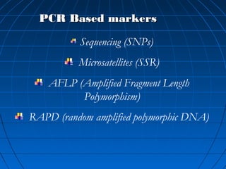 Molecular markers | PPT