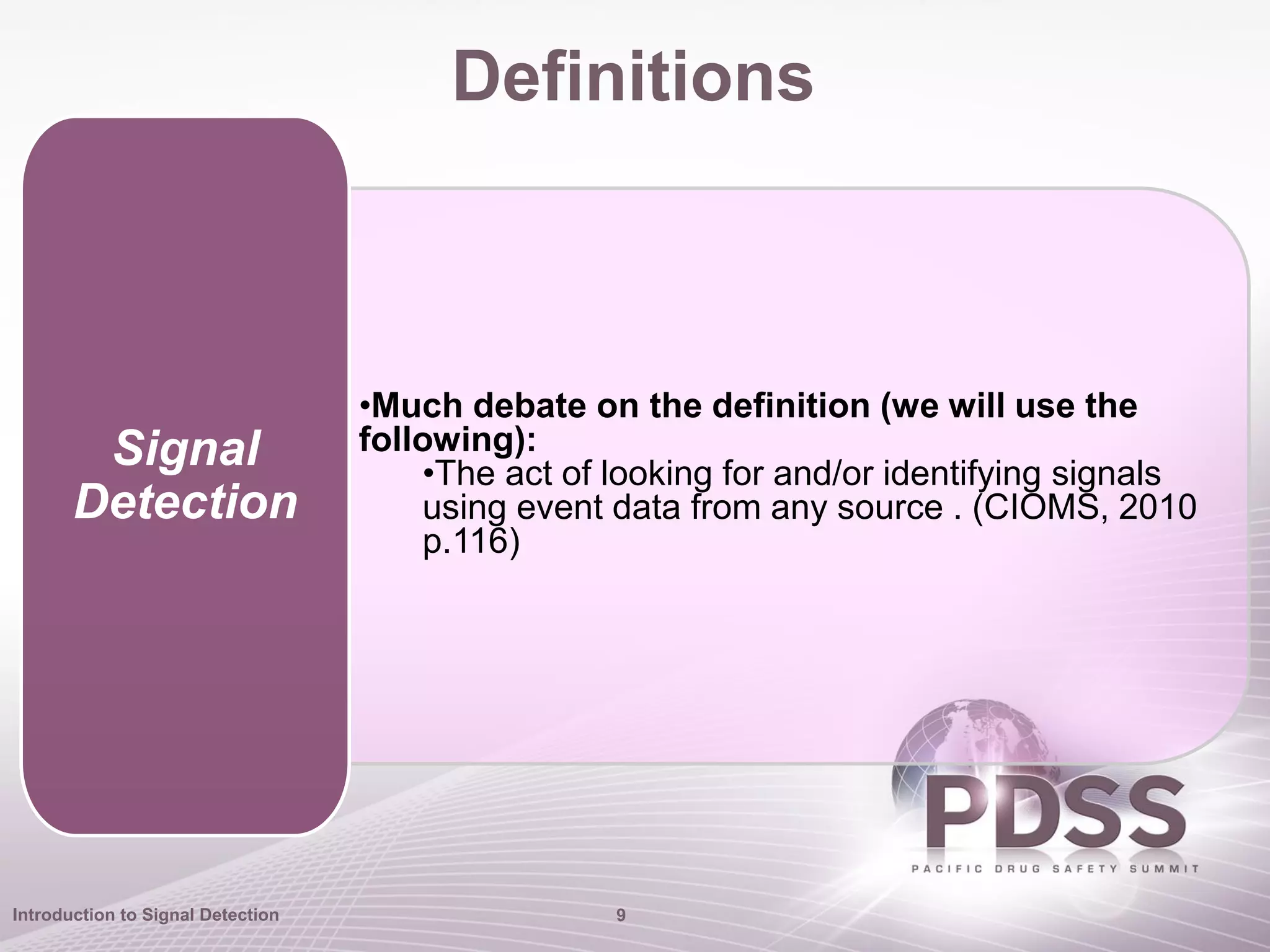 Introduction to Pharmacovigilance Signal Detection | PDF