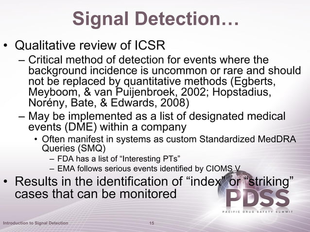 Introduction to Pharmacovigilance Signal Detection | PDF