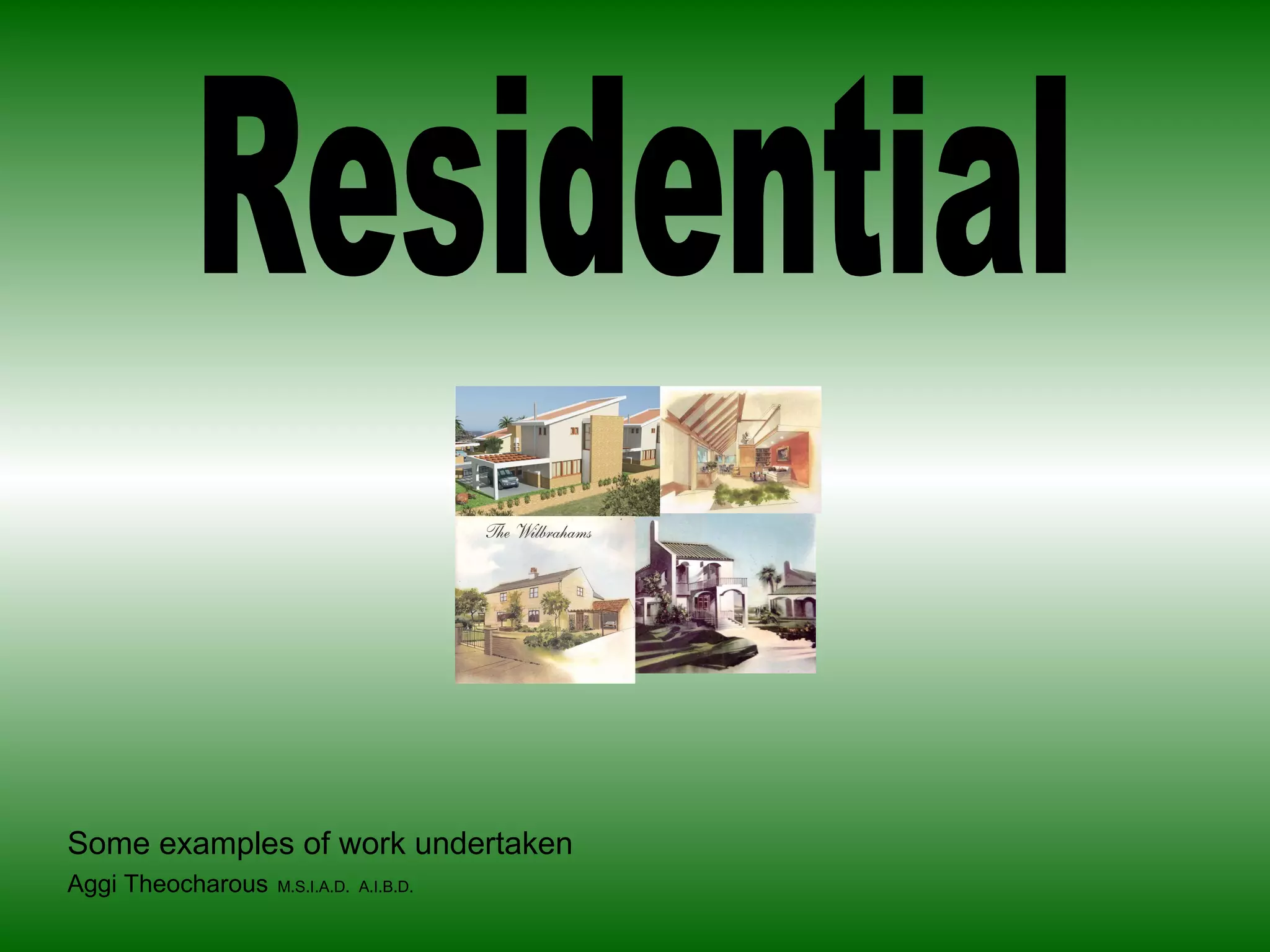 Luxury and High End Residential conceptual design and briefs | PPT