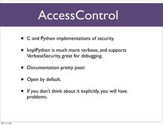 How Plone's Security Works | PPT