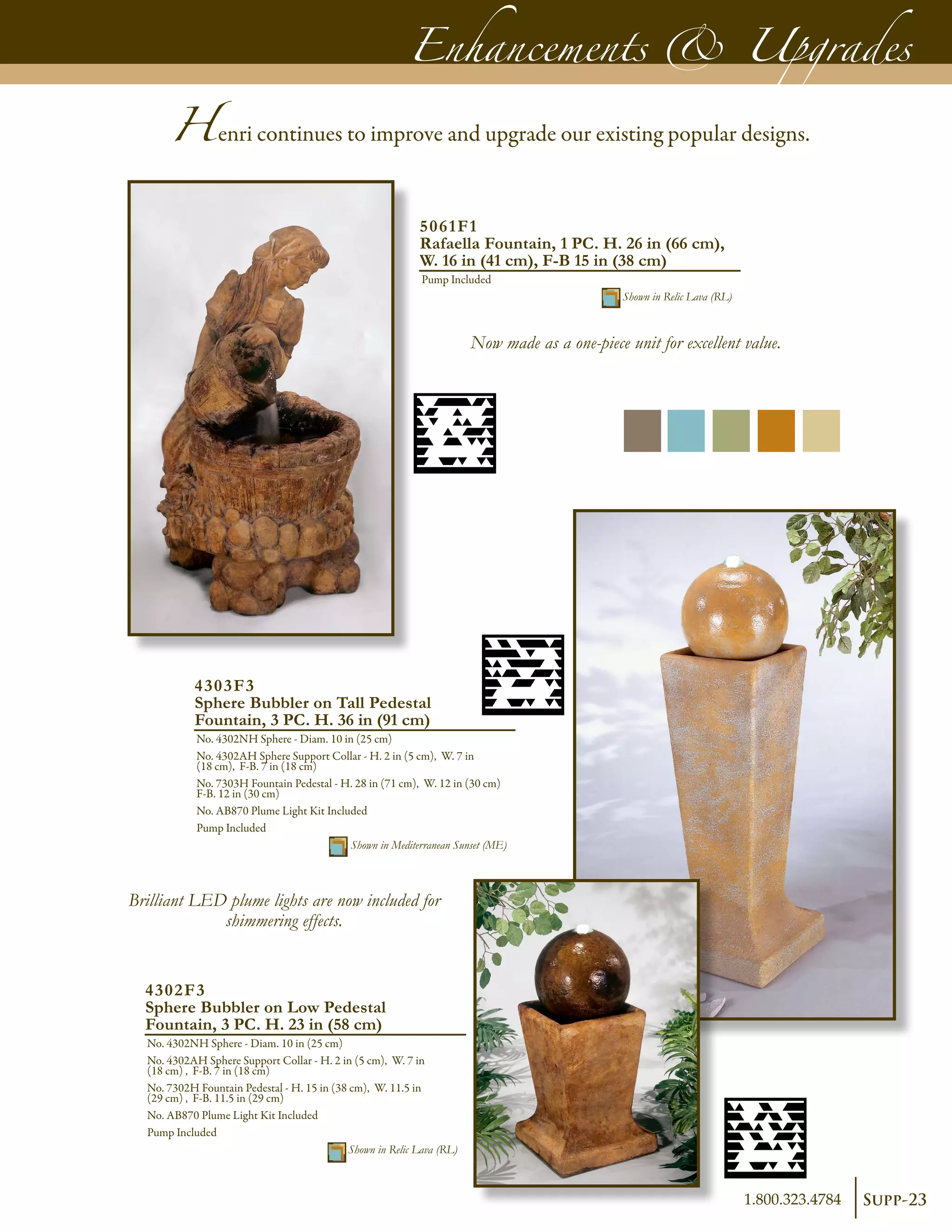 Henri Studio Fountains 2011 Catalog | PDF | Fish and Aquariums | Pets