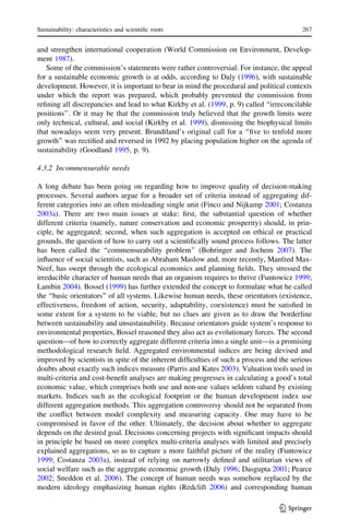 Sustainability, characteristics and scientific roots | PDF