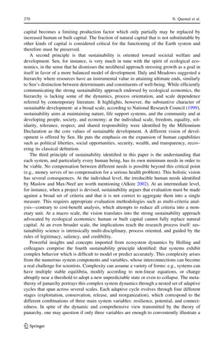 Sustainability, characteristics and scientific roots | PDF