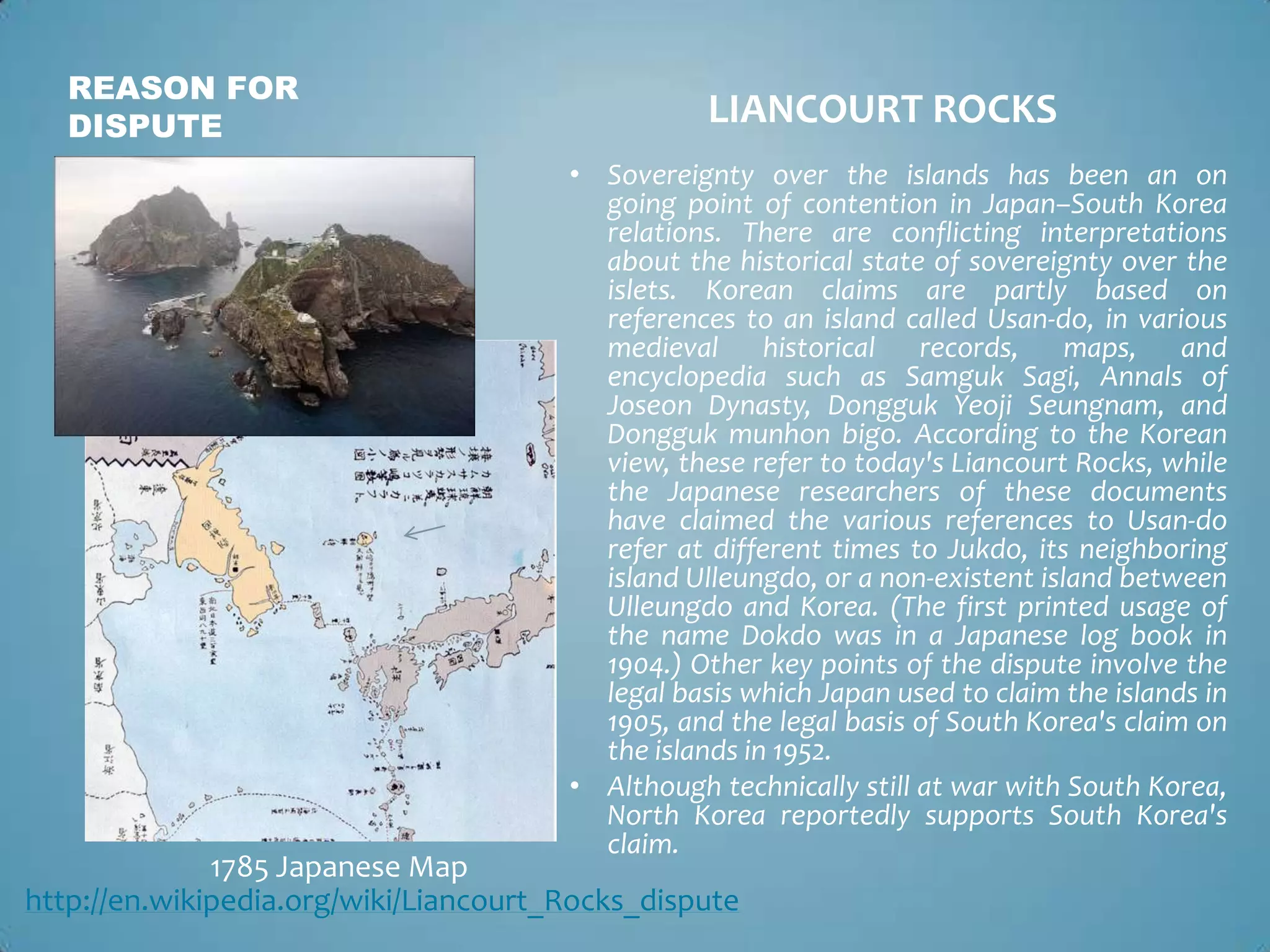 Islands in dispute | PPTX