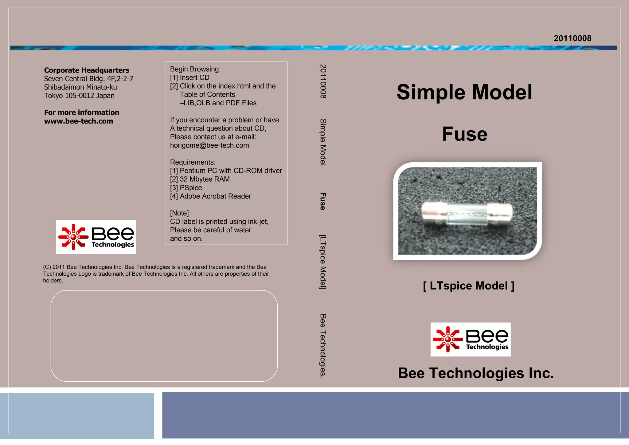 Simple Model of Fuse(LTspice),CD-R Design | PPT