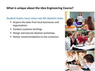 Idea Engineering: Case Study about a University Course | PPT