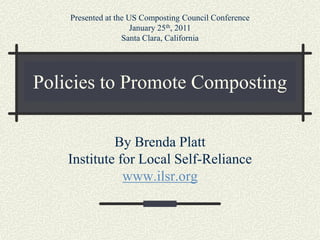 2011 0125 platt uscc_model_state_policies | PPT