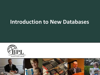Introduction to New Databases | PPTX