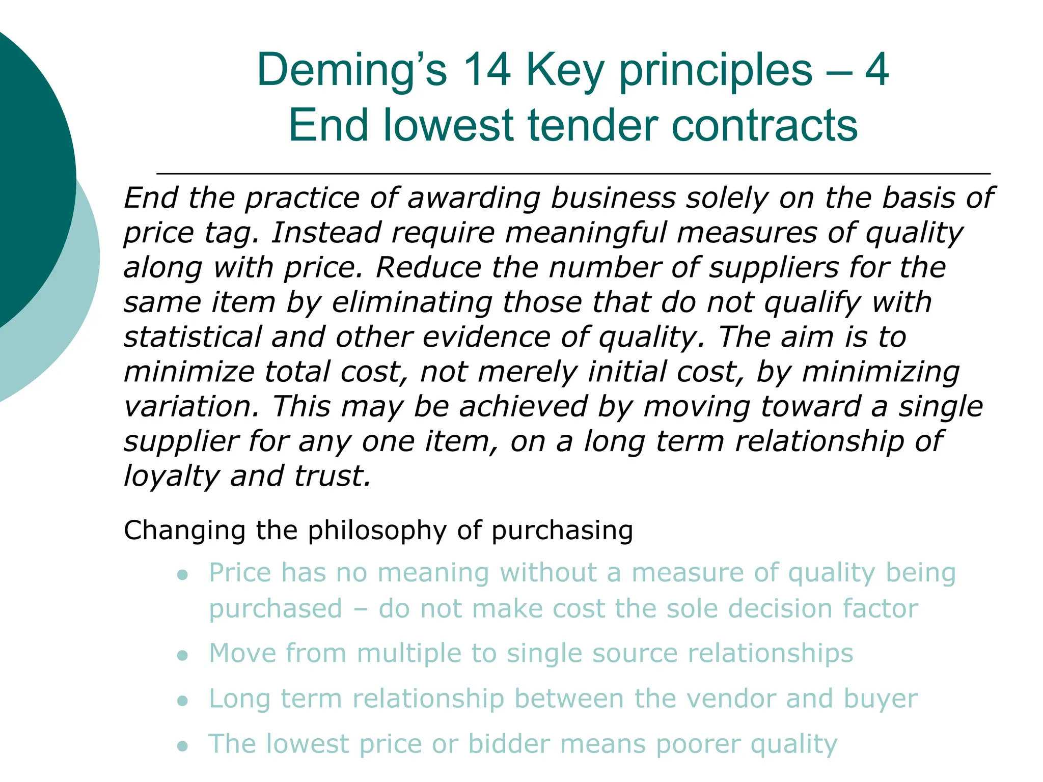 20110208_Implementing_Dr_Demings_Quality_Philosophy.ppt | Business ...