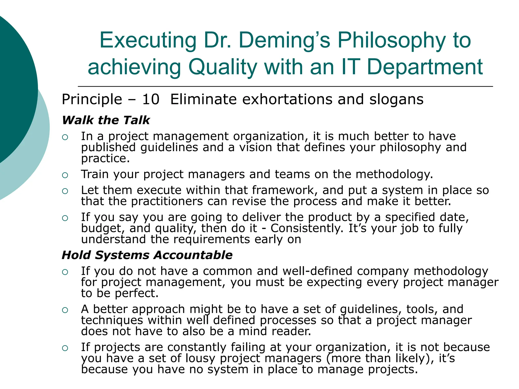 20110208_Implementing_Dr_Demings_Quality_Philosophy.ppt | Business ...