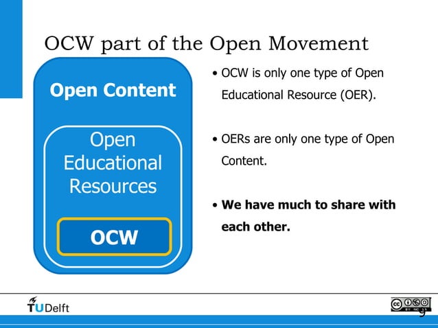 OpenCourseWare and standards | PPT