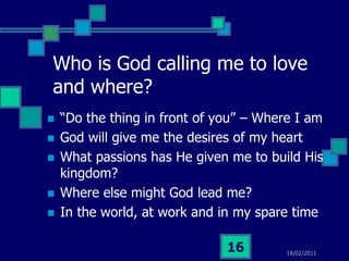 Seek First the Kingdom of God - Loving | PPT