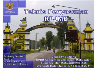 Teknis Penyusunan RPJMD | PDF