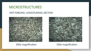 STUDY OF HOT AND COLD FORGING OF METALS.pptx