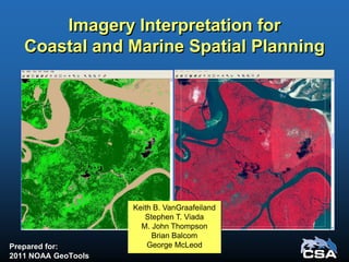Imagery Interpretation for Coastal and Marine Spatial Planning | PPT