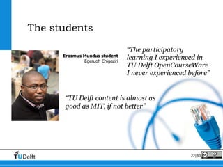 20110311 TU Delft OCW for SCORE | PPT