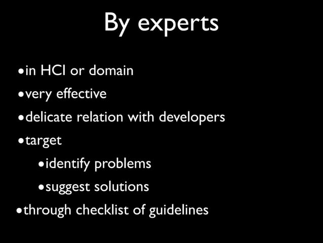 CHI: evaluation | PPT