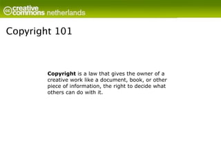 Creative Commons presentation | PDF
