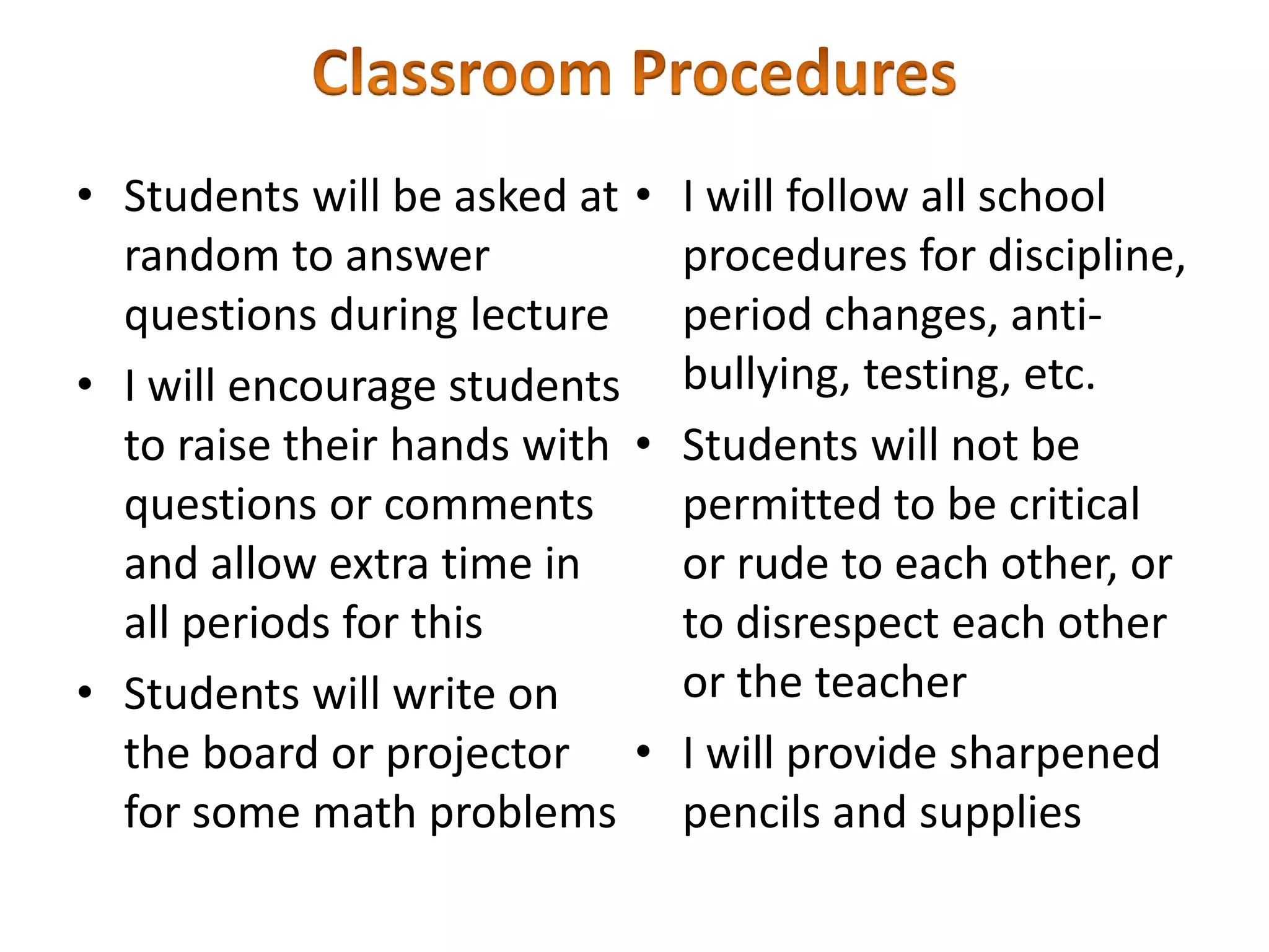 The Ideal Classroom Environment | PPTX