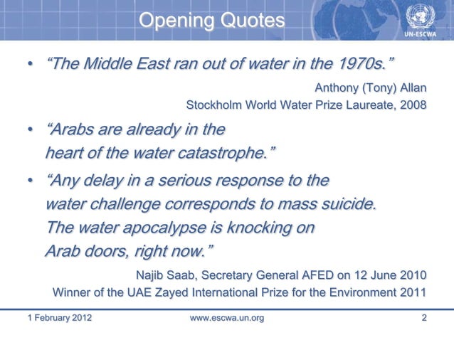 R. Klingbeil, 2011: Water, Scarcity, Climate Change in the Middle East ...