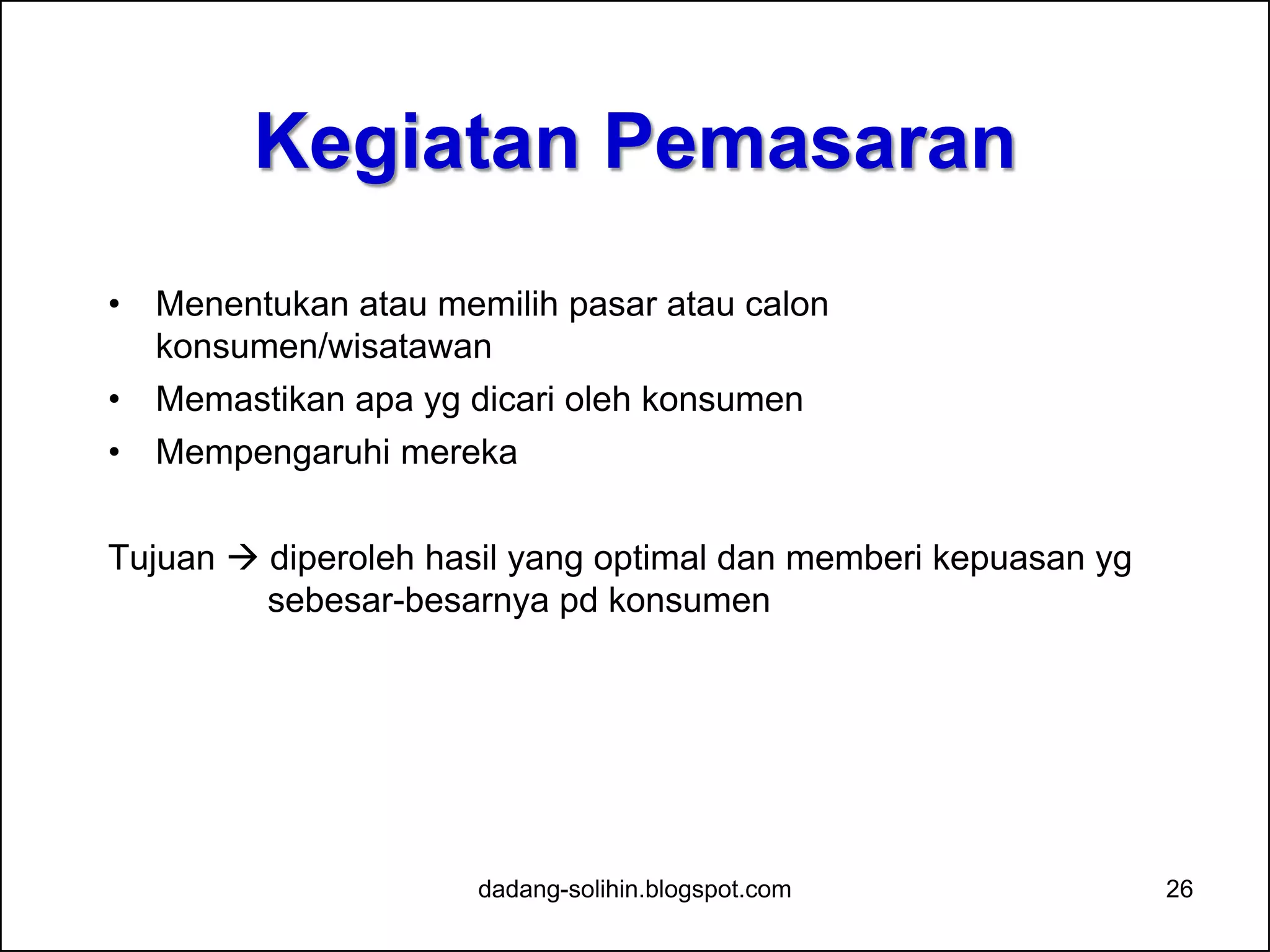 Pengembangan Pariwisata Daerah | PDF