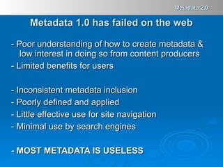 Metadata 2.0 | PPT