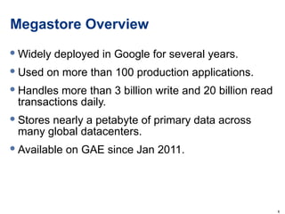 Google Megastore | PPT
