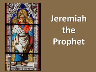 Jeremiah The Prophet Preaching