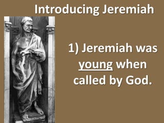 Young Jeremiah The Prophet