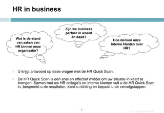 HR quick scan | PPT | Resume Writing and Advice | Job Search