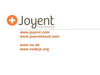 Joyent Corporate Overview | PPT | Cloud Computing | Internet
