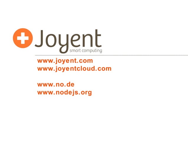 Joyent Corporate Overview | PPT | Cloud Computing | Internet