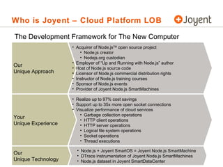Joyent Corporate Overview | PPT | Cloud Computing | Internet