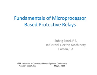 Fundamentals of Microprocessor Based Relays | PDF